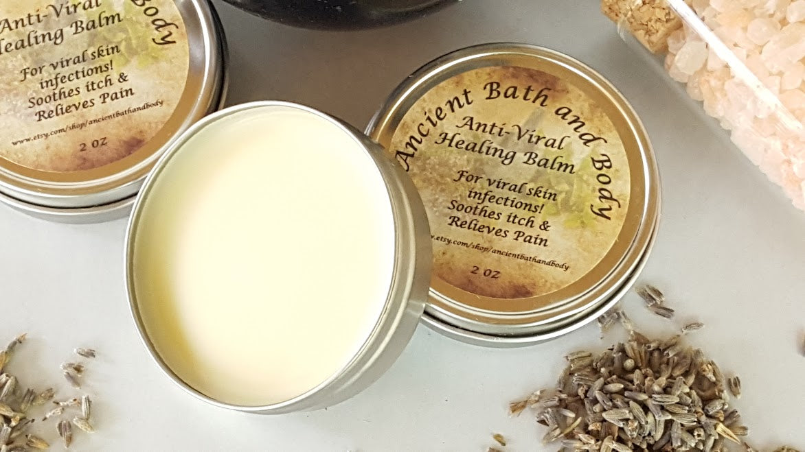 Herbal Anti-Viral Salve, Viral Balm, Lemon Balm, Cold Sore Remedy ...