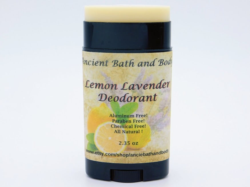 Lemon Lavender Deodorant, Aluminum Free Deodorant – Ancient Bath and Body