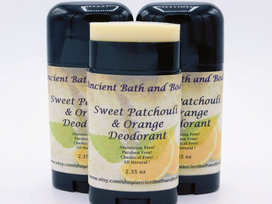 Sweet Patchouli & Orange Deodorant, Aluminum Free Deodorant – Ancient ...