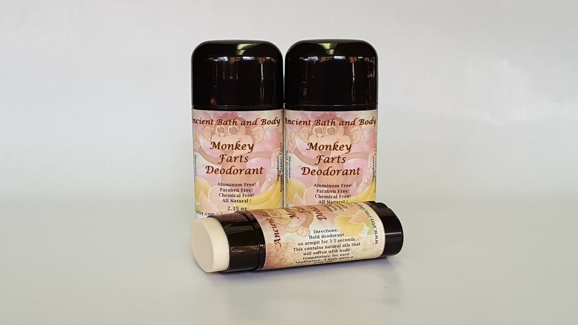 Monkey Farts Deodorant, Aluminum Free Deodorant – Ancient Bath and Body